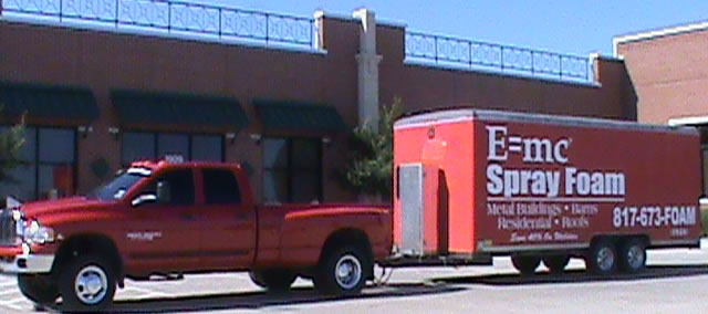 Contacting E=mc Spray Foam